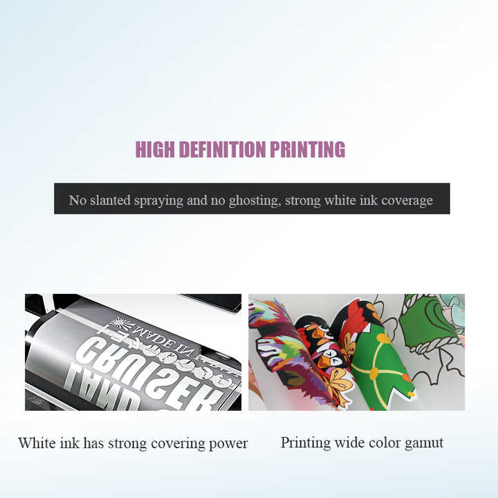 New Mini A3 A3+ A4 PET Film 30cm 33cm Desktop Digital Inkjet XP600 DTF Printer for T-shirt ...