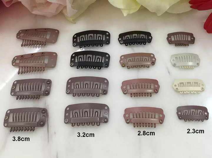 2.3cm 2.8cm 3,2cm 3.8cm Stainless Steel U Shape Extension Hair Clips ...