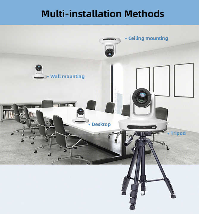 AI Auto Tracking PTZ Camera 4K 20X Optical Zoom HD M1 with SDI PoE for ...