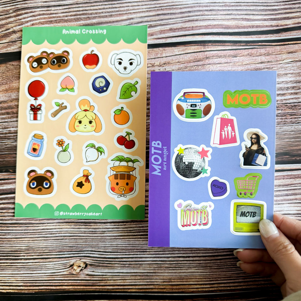 Wholesale Custom A4 A5 A6 Size Self Adhesive Vinyl Waterproof Labels ...