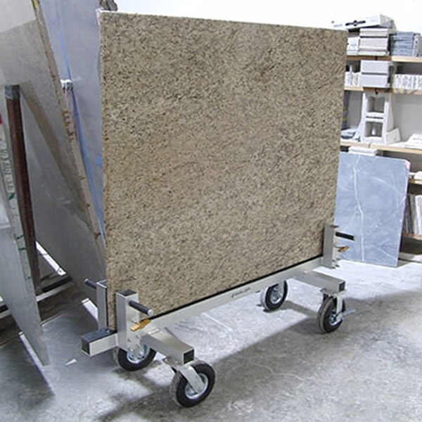 4-wheel Granite Marble Stone Slab Moving Dolly Trolley