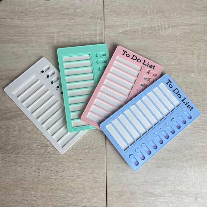 Children Self Disciplined Plastic Refusable Checklist Board to Do List ...