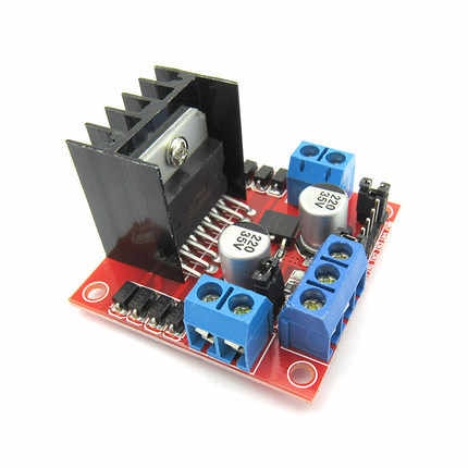 L298N Dual H Bridge DC Motor Driver Board - Smart Robot Accessory
