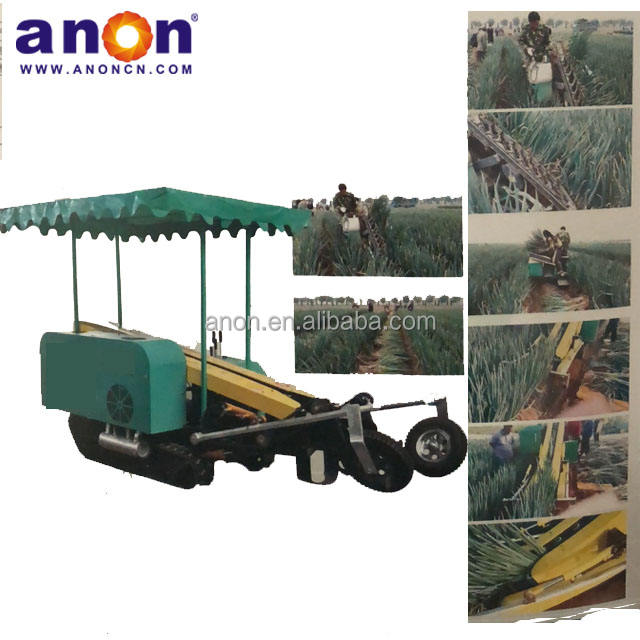 Mini Harvester Scallion Green Onion and Ginger Harvesting Machine with ...