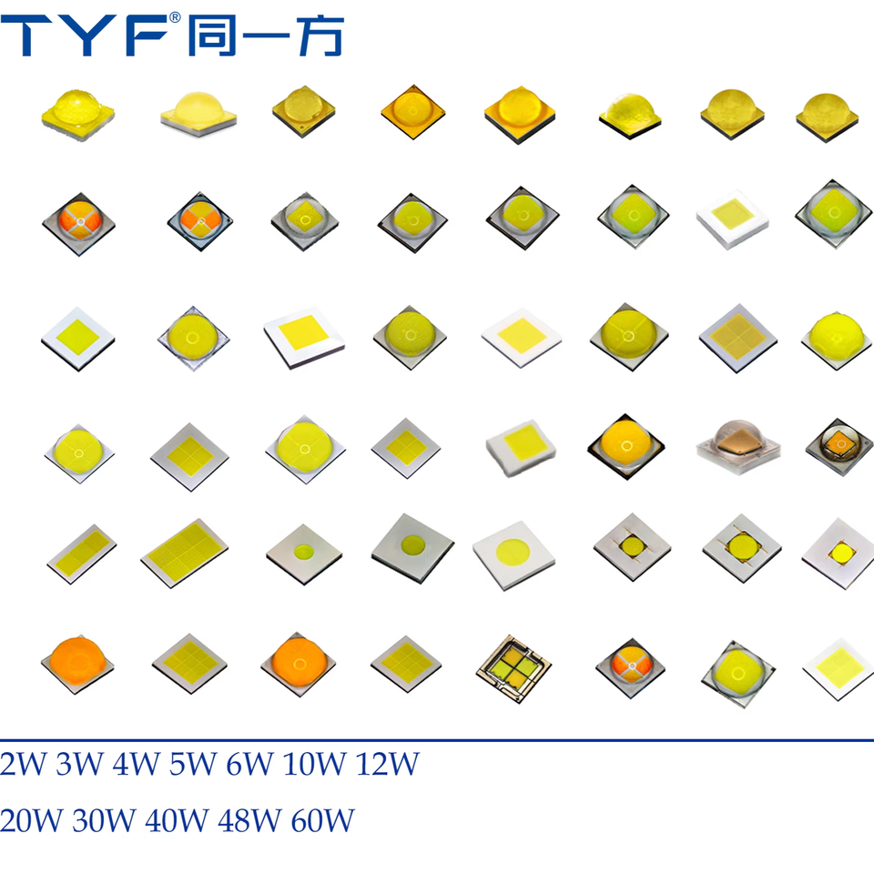 TYF Ceramic Warm White Light Series SMD LED 2W-60W for Indoor/Outdoor ...