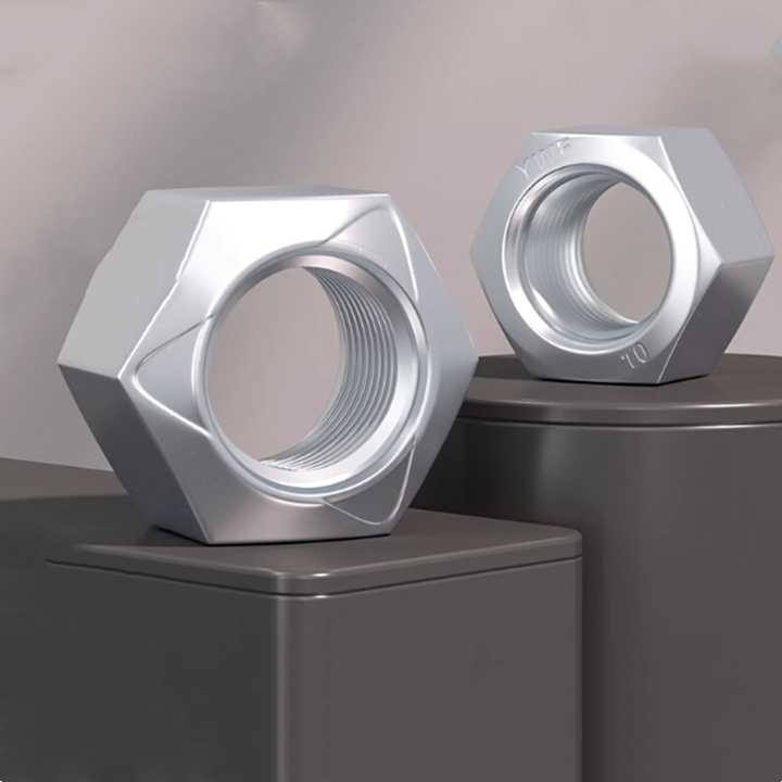 DIN 980 Carbon Steel Blue-White Zinc-Plated Pressed-Point All-Metal ...