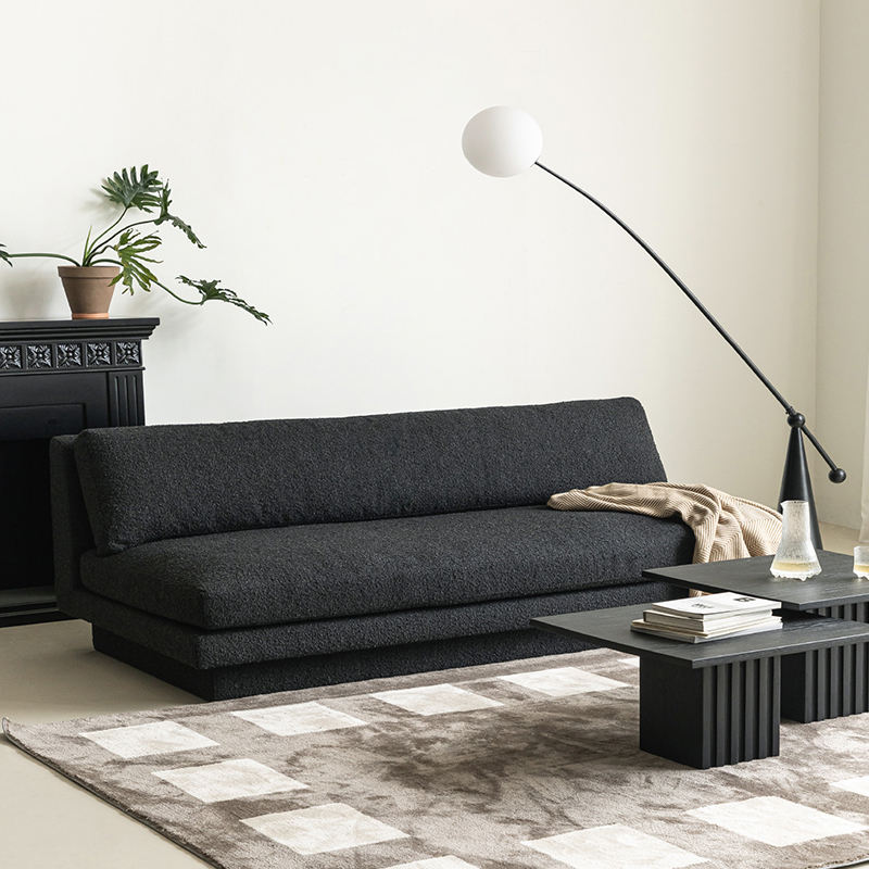 2026 GEDO Modern Simple Teddy Velvet Sofa Set High Quality Armless ...