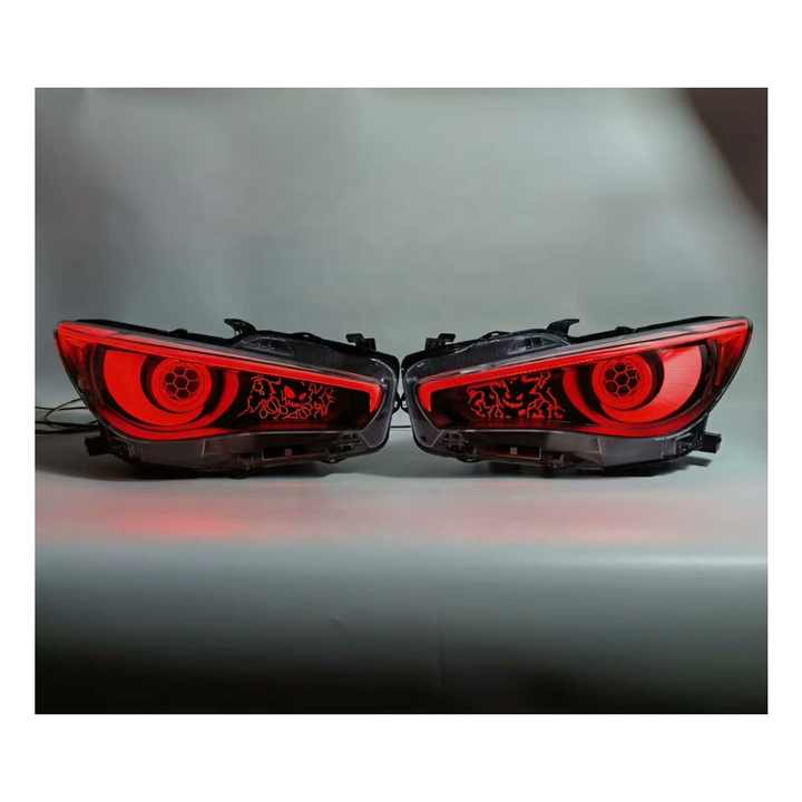 For Infiniti Q50 LED Headlights Venom Series RGB Modified Headlights ...