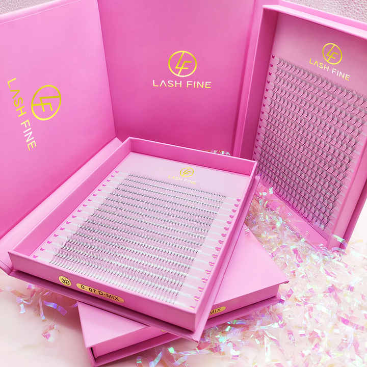 LASHFINE Pointy Stem Premade Fans Lashes Lash Extension Vendor Premade Silk Volume Fans| Alibaba.com
