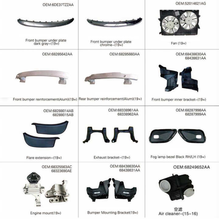4x4 Auto Parts for Jeep Wrangler JK JL Grand Cherokee