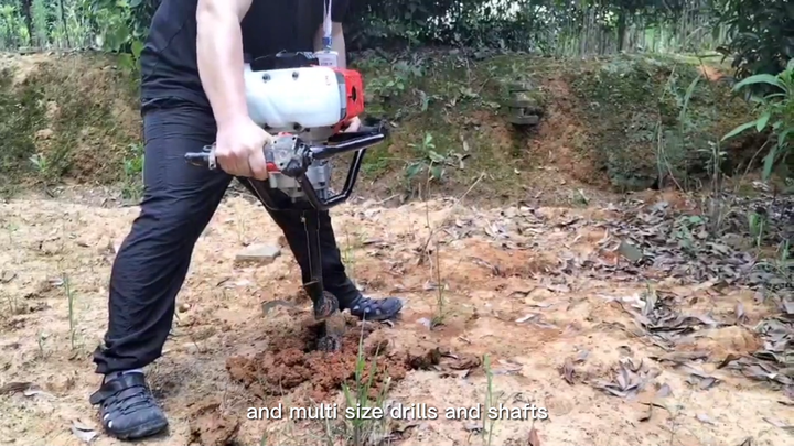 Tree Planting Gas Soil Excavator 62cc Mini Manual Earth Auger for Sale ...