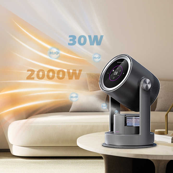 Silent & Efficient 30/60/90 Degree Oscillating No Blade Fan