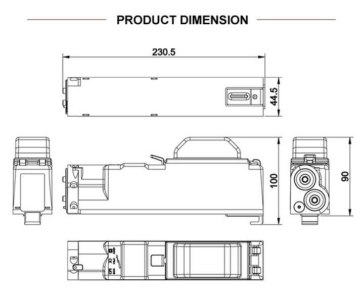 M3 Series Street Lighting Pole Fuse Connection Box Plastic Junction Box ...