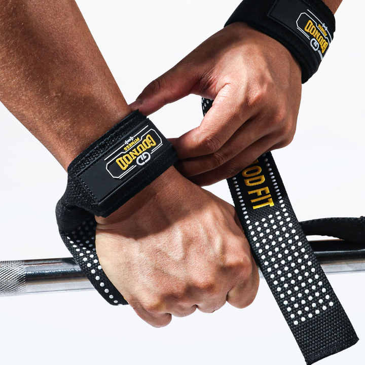 Gym Exercise Power Palm Protection Straps with Neoprene Pad Pull -up ...