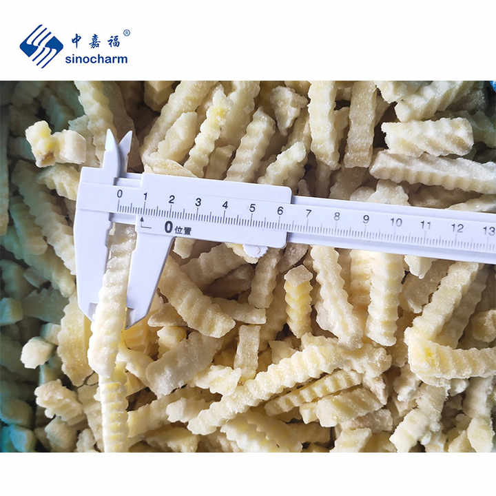 Sinocharm HALAL Chinese Frozen Crinkle French Fries Factory Price 9*9 ...