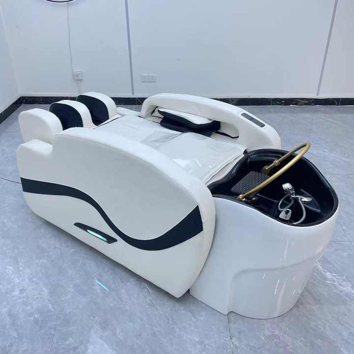 Barber Shop Special Hair Salon Shampoo Massage Chair Lay Down Hair ...