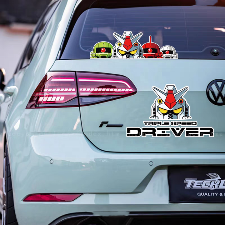 Custom Waterproof UV Resistant Car Bumper Sticker Decal for Car Body ...