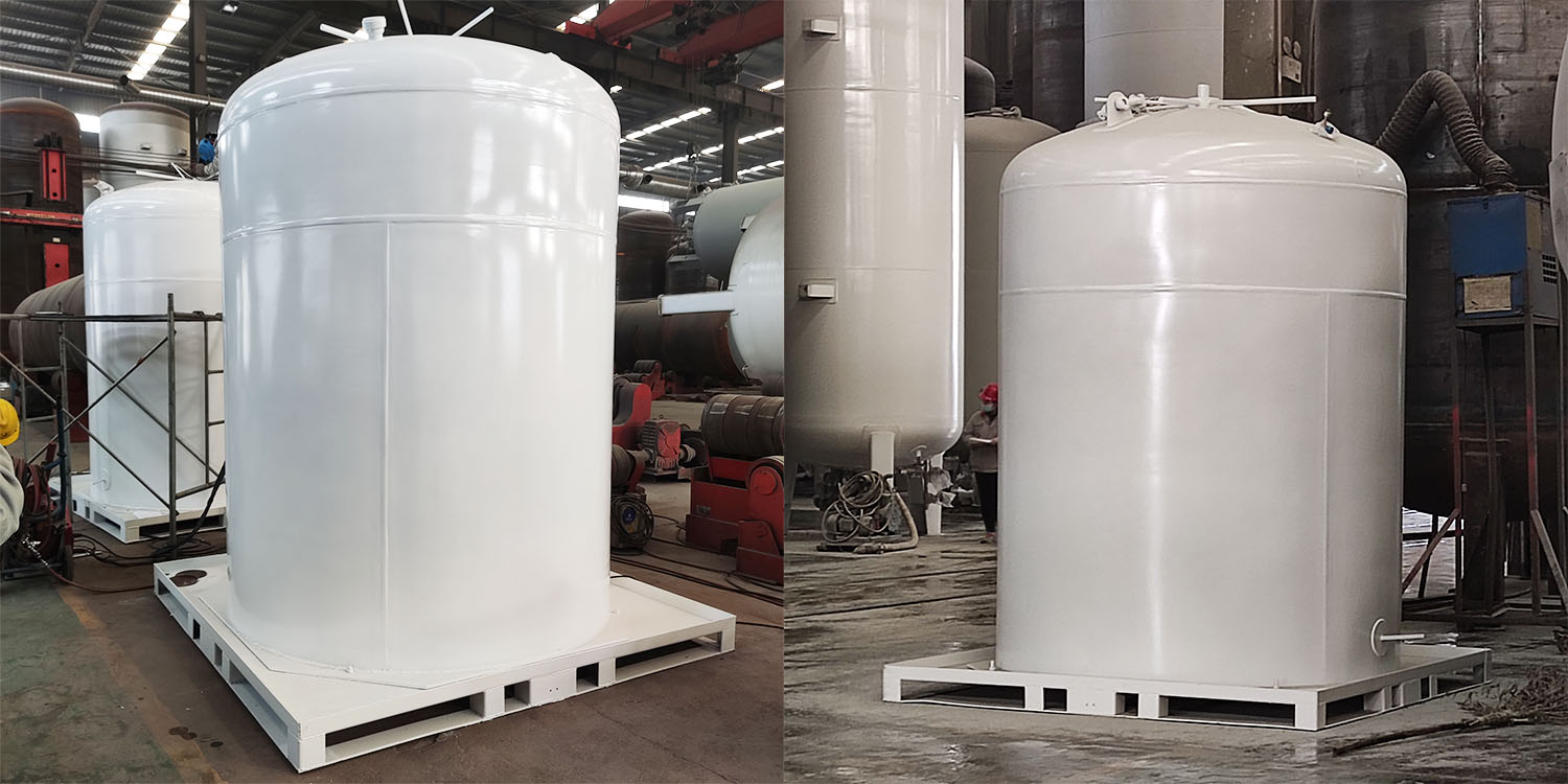 2023 China Factory 3000L Low Temperature Liquid Oxygen Microbulk Tank For Hospital Use ...