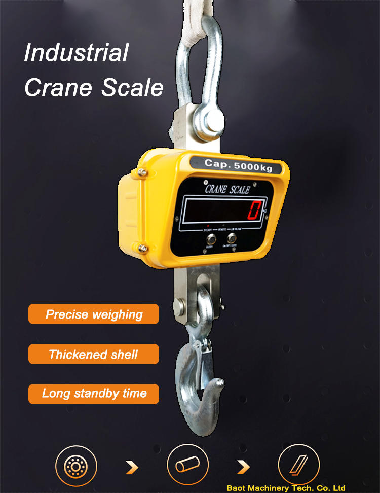 Wireless Weighing Scale Digital Crane Scale 3T Digital Crane Scale ...
