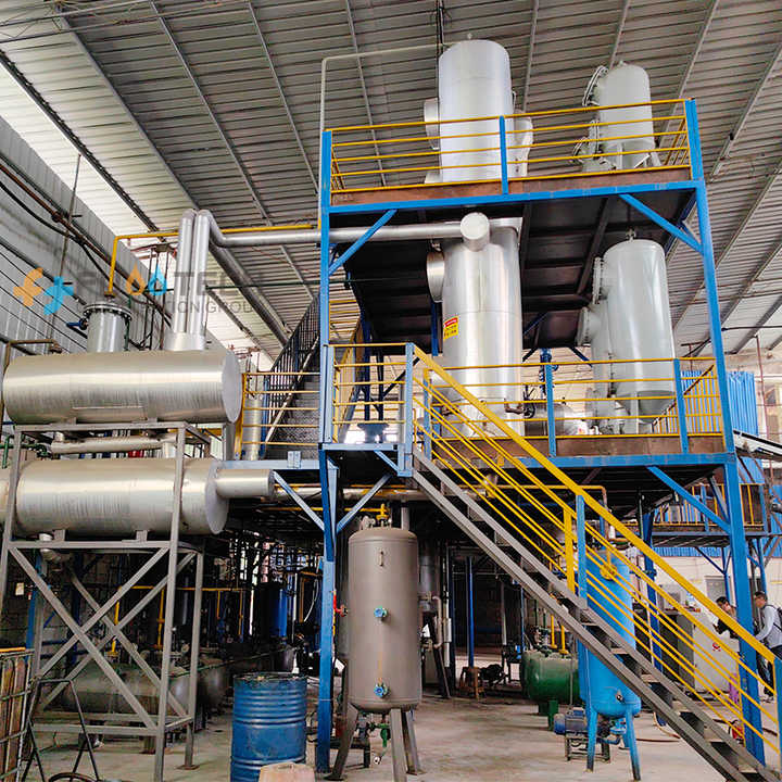 2024 New Technology Waste Oil Distillation & Re-refining Plant Oil ...