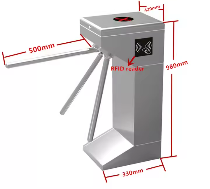 Tourniquet Access Control Automatic Gate QR Code Reader Security ...