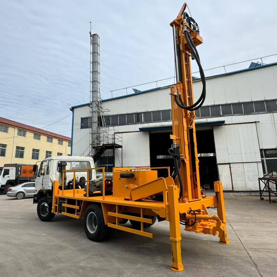 200m Truck Mounted Rotary Water Well Drilling Rig Trade for Deep Water ...