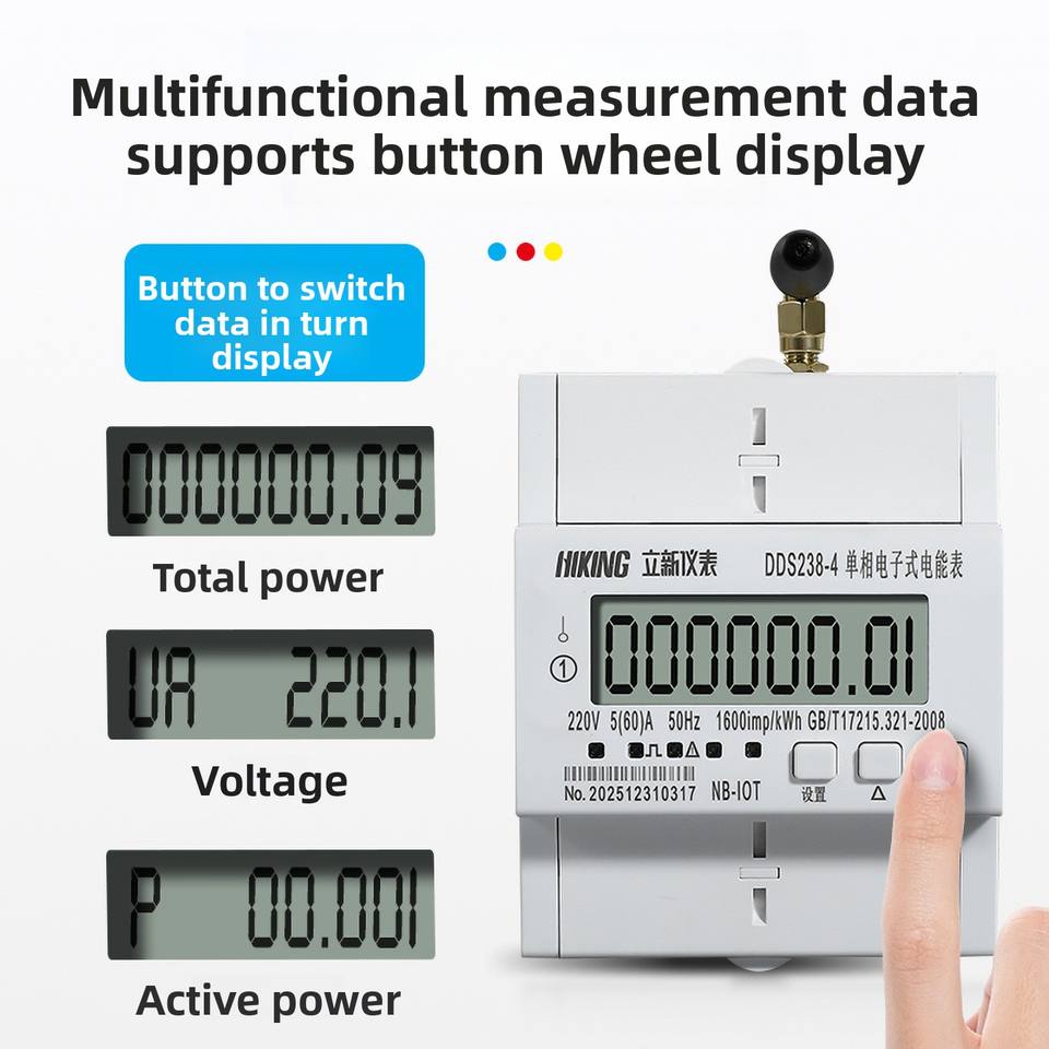 Single-Phase Nb-Iot Smart Meter for Households Telecom Aep Iot Electric ...