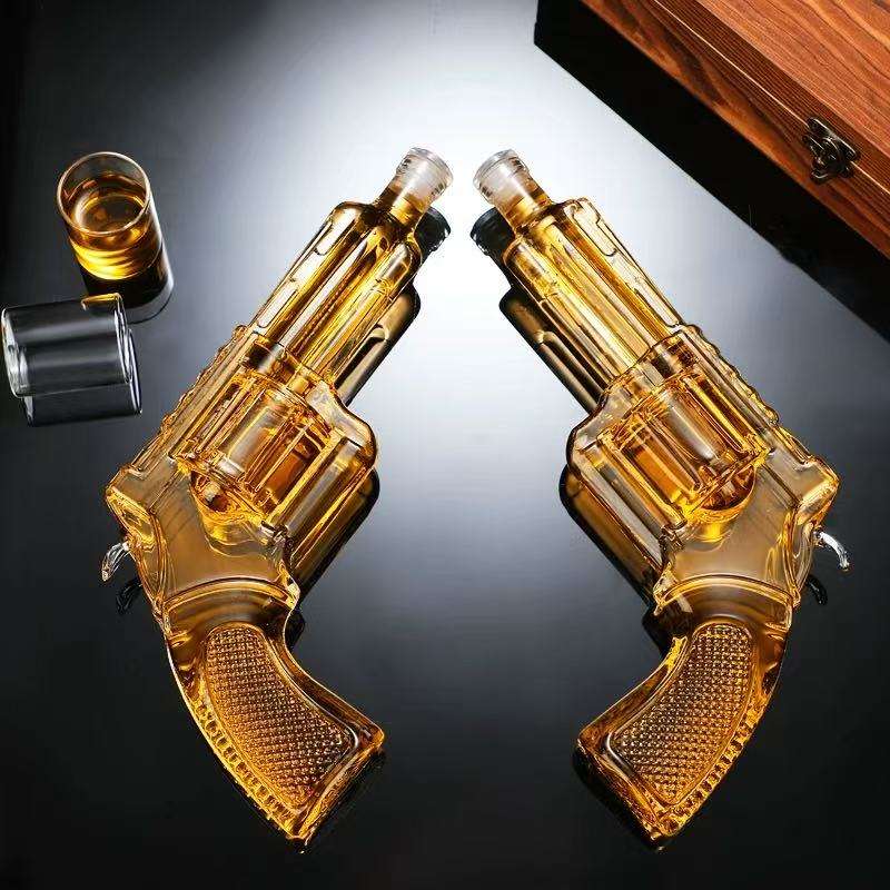 Personalized Customization 300ml Tequila Vodka Liquor Glass Gun Whiskey ...