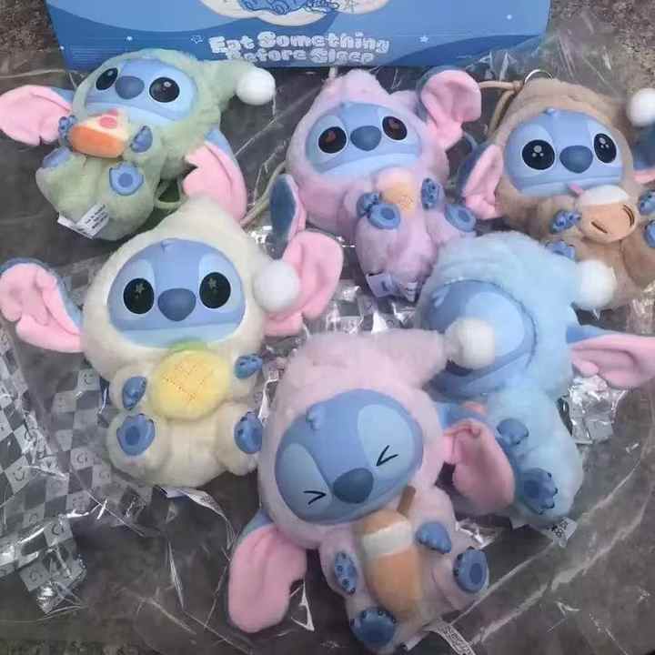 Cute Stitch Plush Toys Blind Box Vinyl Figure Set Collectible