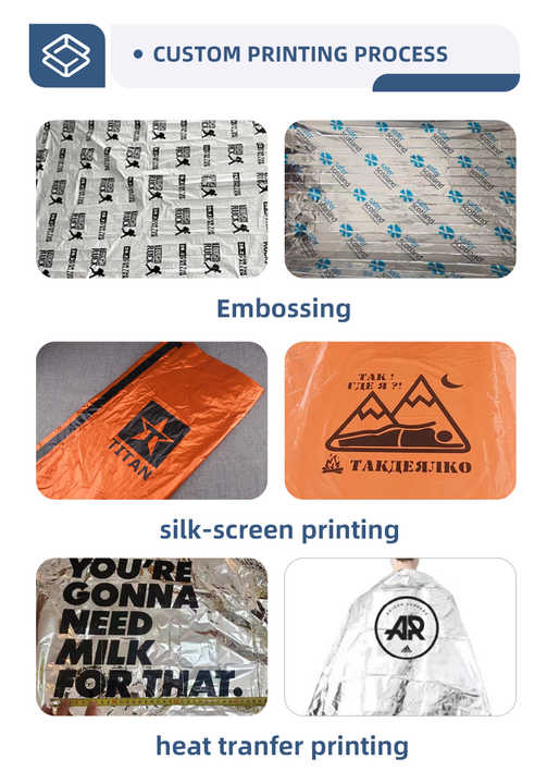 First Aid Rescue Aluminum Foil Body Thermal Waterproof Emergency Shock ...
