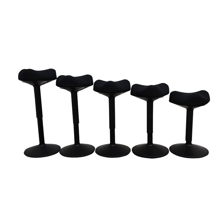 Modern Design Pneumatic Height Adjustable Saddle-Shape Wobble Stool ...