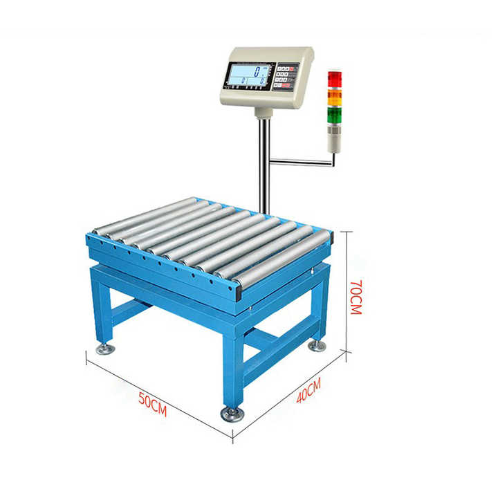 Industrial Dynamic Food Weight Checker With Roller Rejector Sortation Logistics Non-powered ...