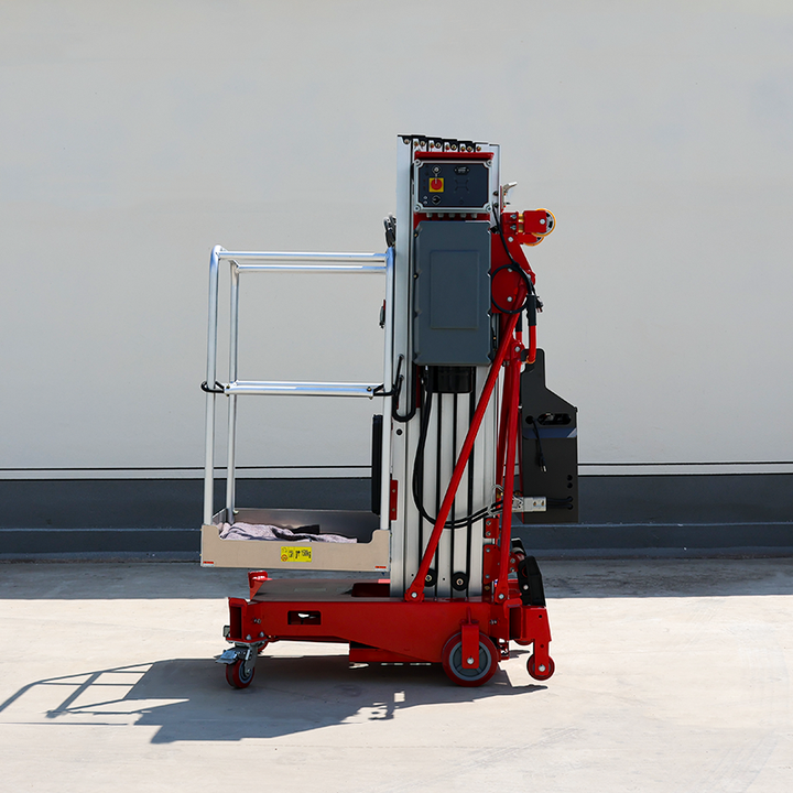 4-10 m Vertical Electric Hydraulic Single Person Lift Aerial Mobile One ...