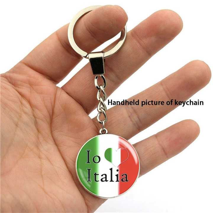 Double Sided 233 Countries Flag Keychain National Country Flag Key Ring ...