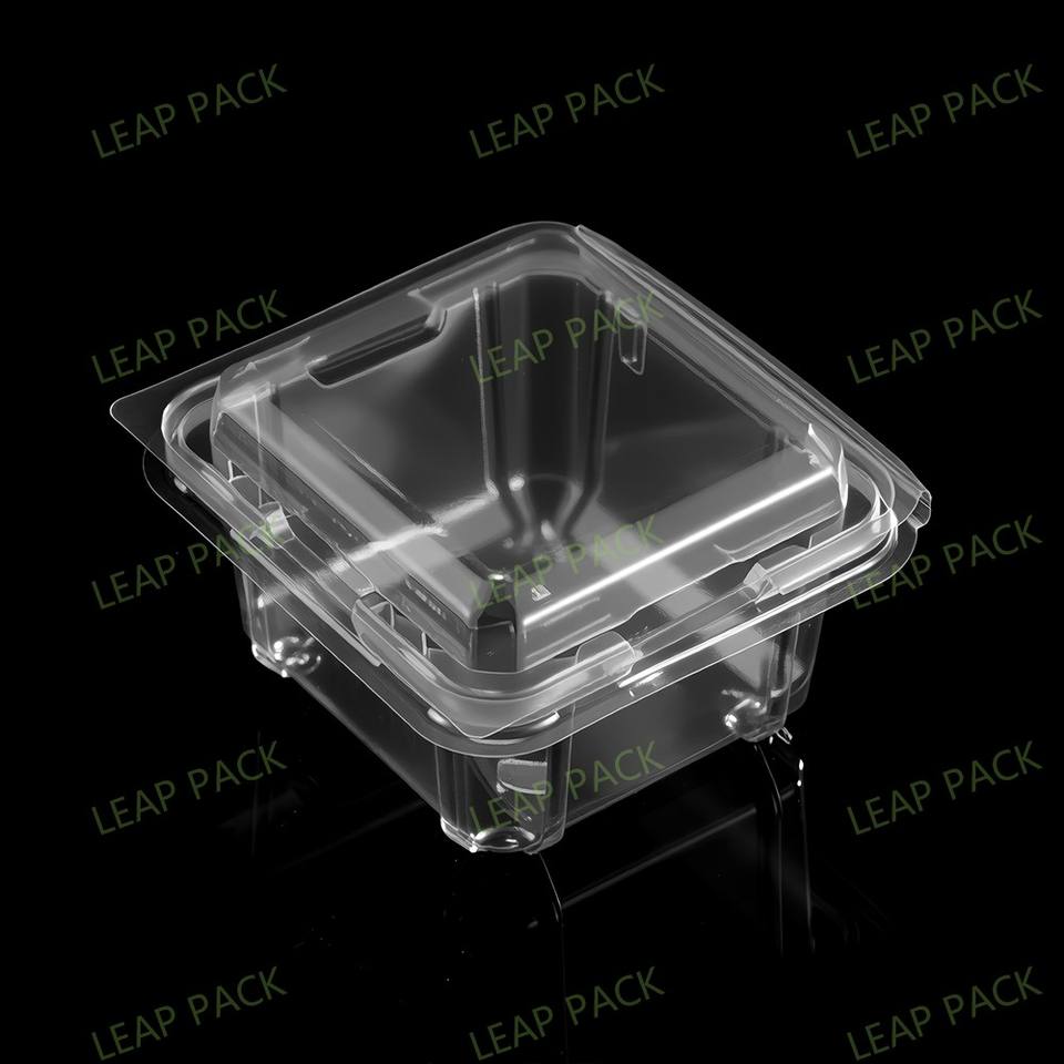 Clear Plastic Clamshell Packaging for Bakery Salad Take Container for ...