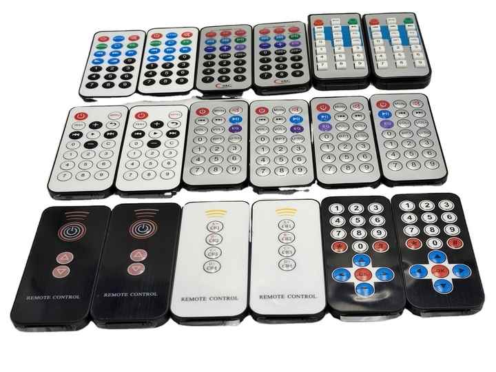 4 Channel Car MP3 Music Player Infrared Remote White Universal Remote ...
