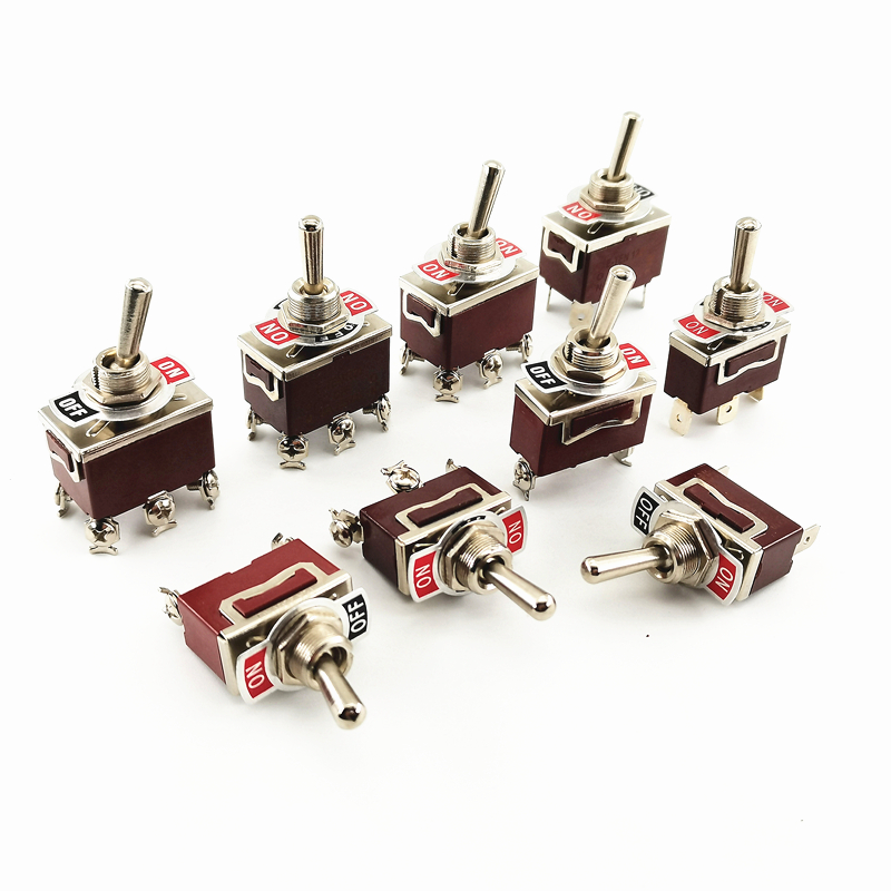 ASW-07D-2 12MM SPST 3P ON-off Toggle switch 12V 30A For LED lights ...