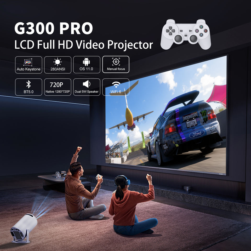 Topleo Cinema Tv Projector Game Console Stick Led Smart Portable ...