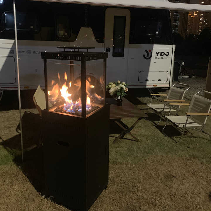 Garden Fireplace Outdoor Portable Propane square Gas Patio Heater with ...