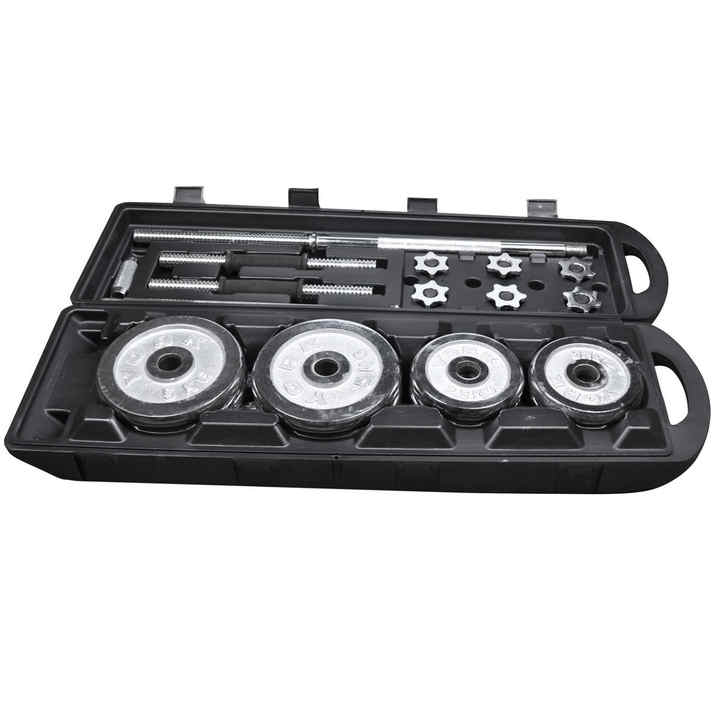 50KG Barbell Dumbbell Set - Adjustable Gym Equipment