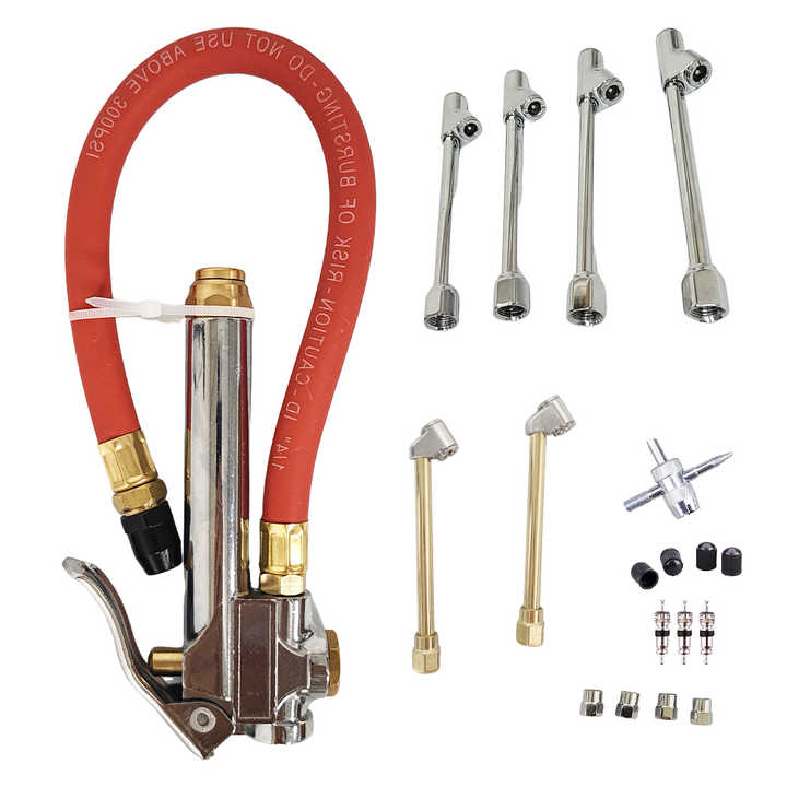 Swivel Car Air Test Meter Tool Tire Pressure Gauge Inflator with ...