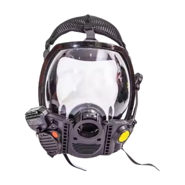 CE Certified Spherical SCBA Full Face Air Mask for Firefighting Long ...