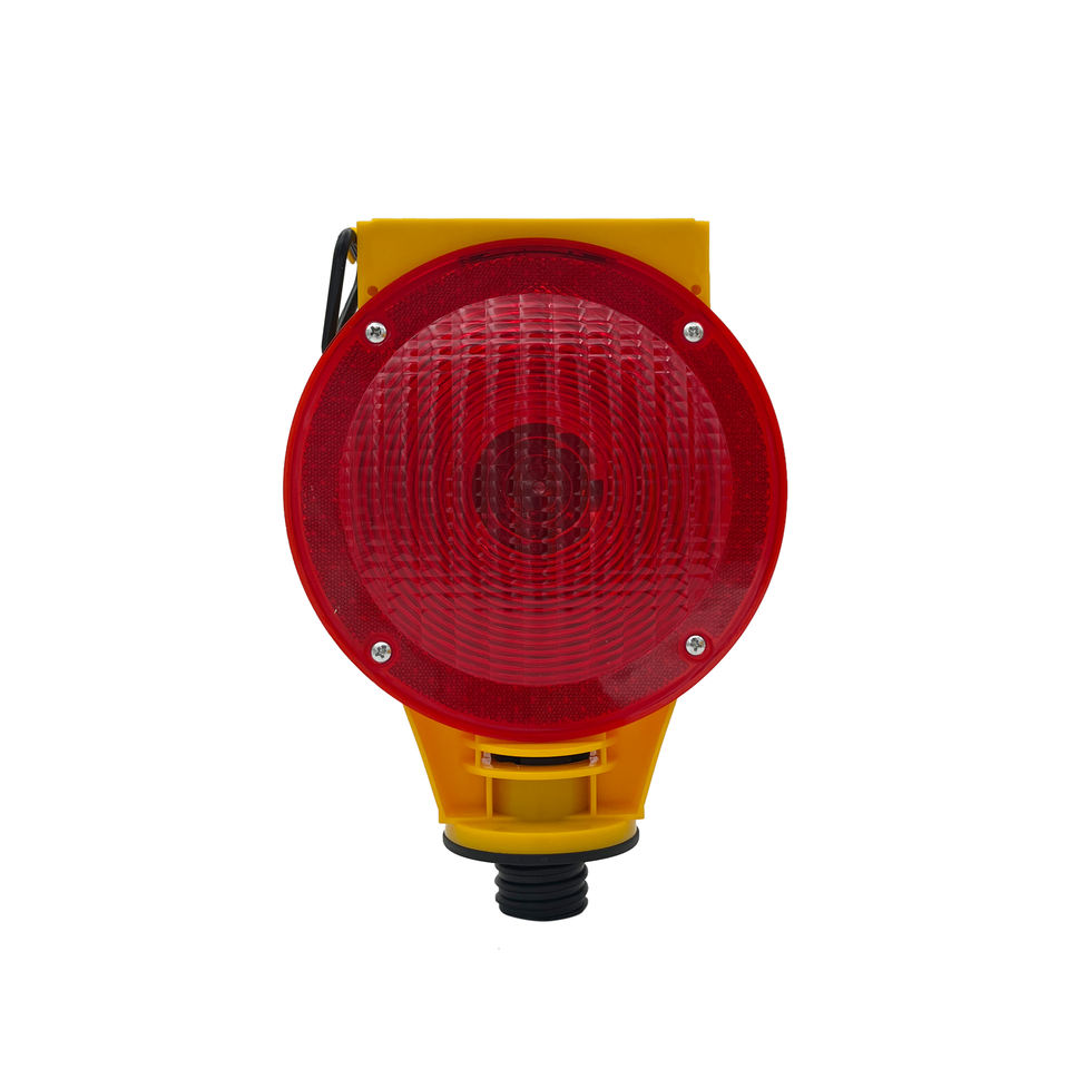 Driveway Safety Solar Powered Led Barricade Light Traffic Amber ...