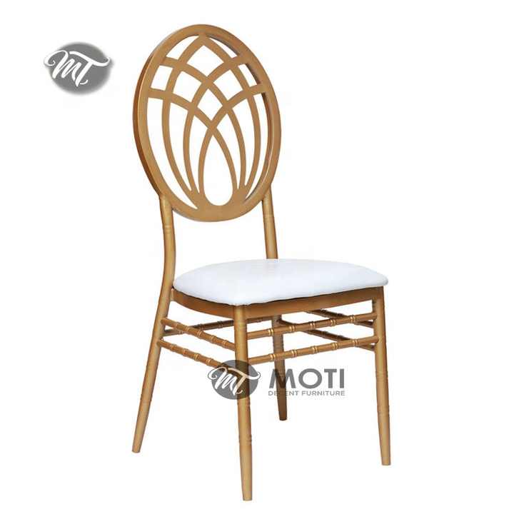 Stackable Events and Wedding Hall Earth Back Iron Metal Banquet ...