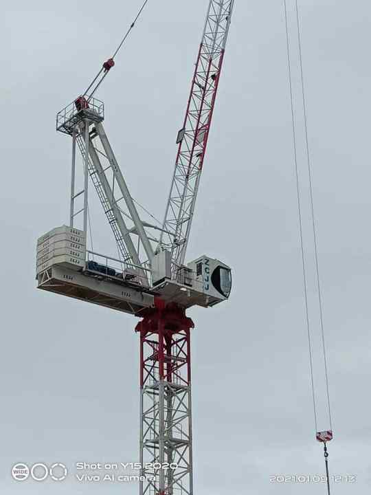 Crane with Derricking Jibs Luffing Jib Tower Crane Tower Crane