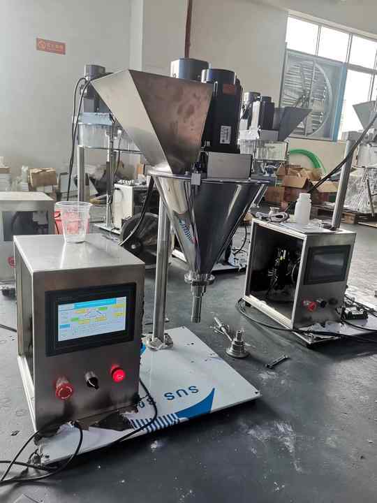 Semi Automatic Screw Auger Filler Dispenser for Dry Powder