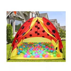 Whimsical Playtime: Colorful ladybug kids tent indoor for Outdoor Fun