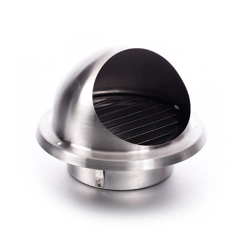 Modern 304 Stainless Steel Wall Mounted Vent Cover Cap for Workshop ...