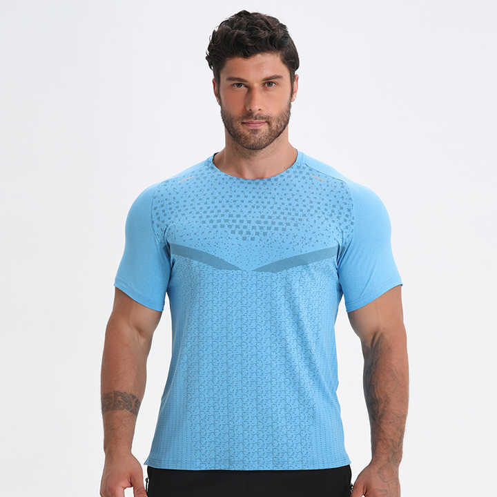 Fashionable Five Color Reflective Strip Design Running Shirts With ...
