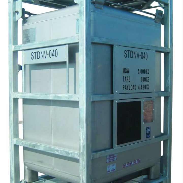 550 Gallon tank with Offshore Frame DNV 2.7-1 EN12079 OFFSHORE IBC TOTE ...